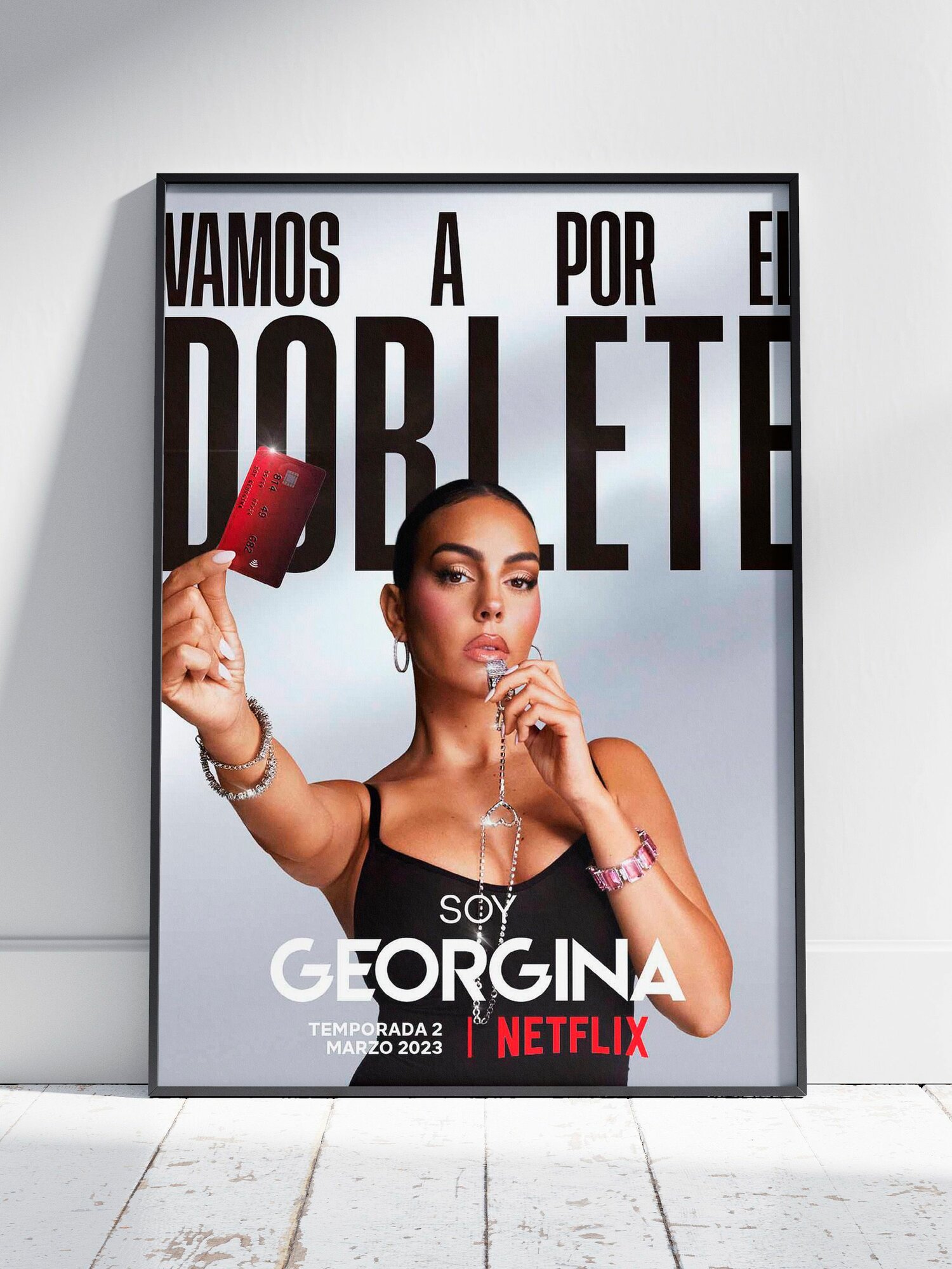 Плакат на стену для интерьера Джорджина Родригес (Georgina Rodriguez 24) - Постер по модели, бренду и моде формата A4 (21x30 см)