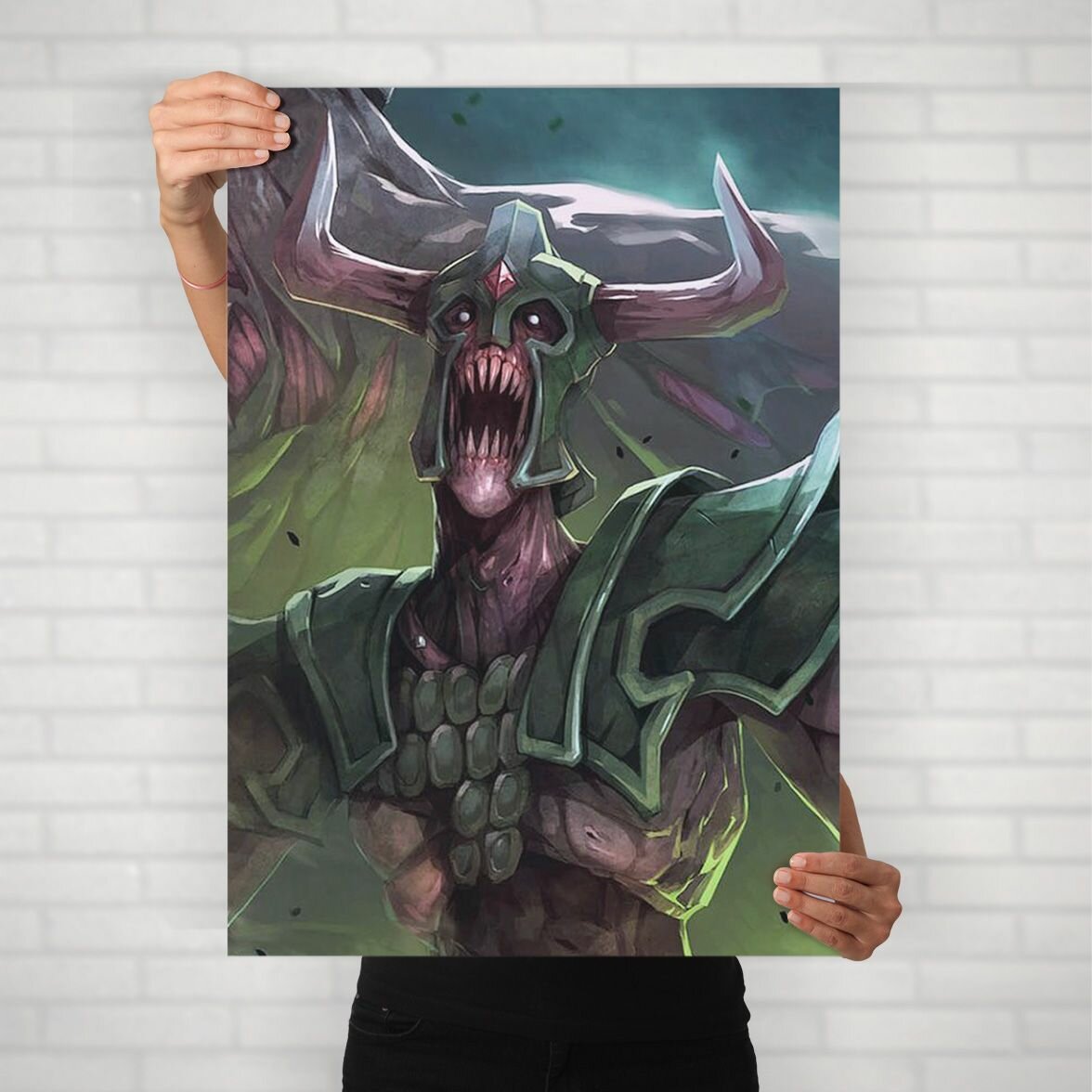 Плакат на стену для интерьера Dota 2 (Undying 2) - Постер по игре формата A2 (42х60 см)