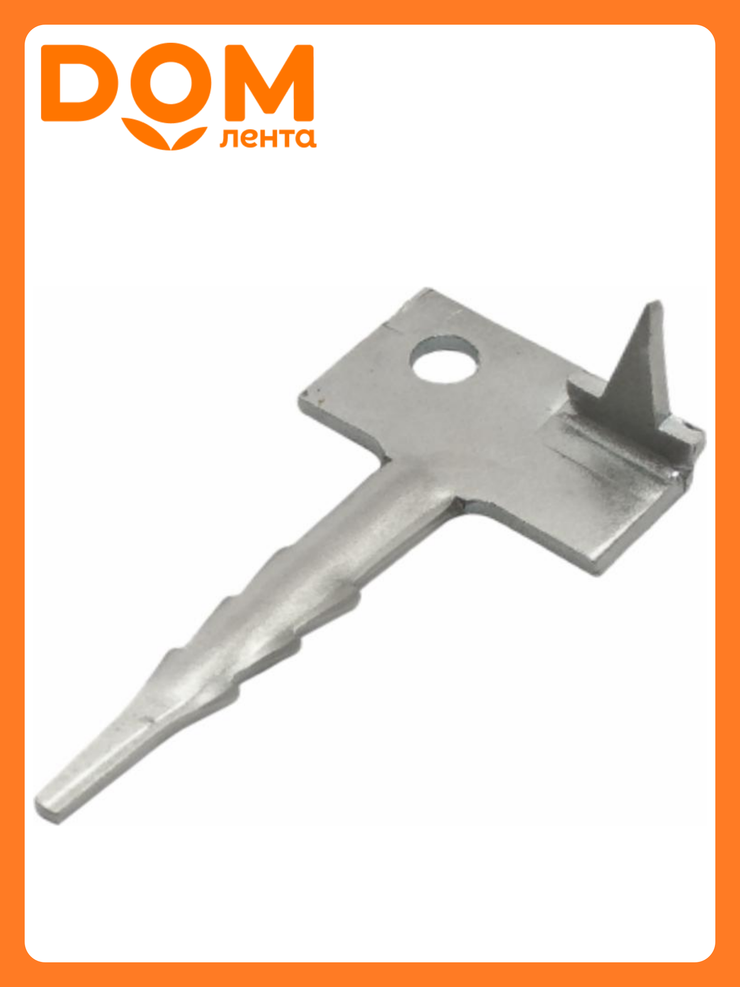 Крепежный ключ Tech-KREP, для террасной/фасадной доски, серебристый, 55x27 мм, 200 штук