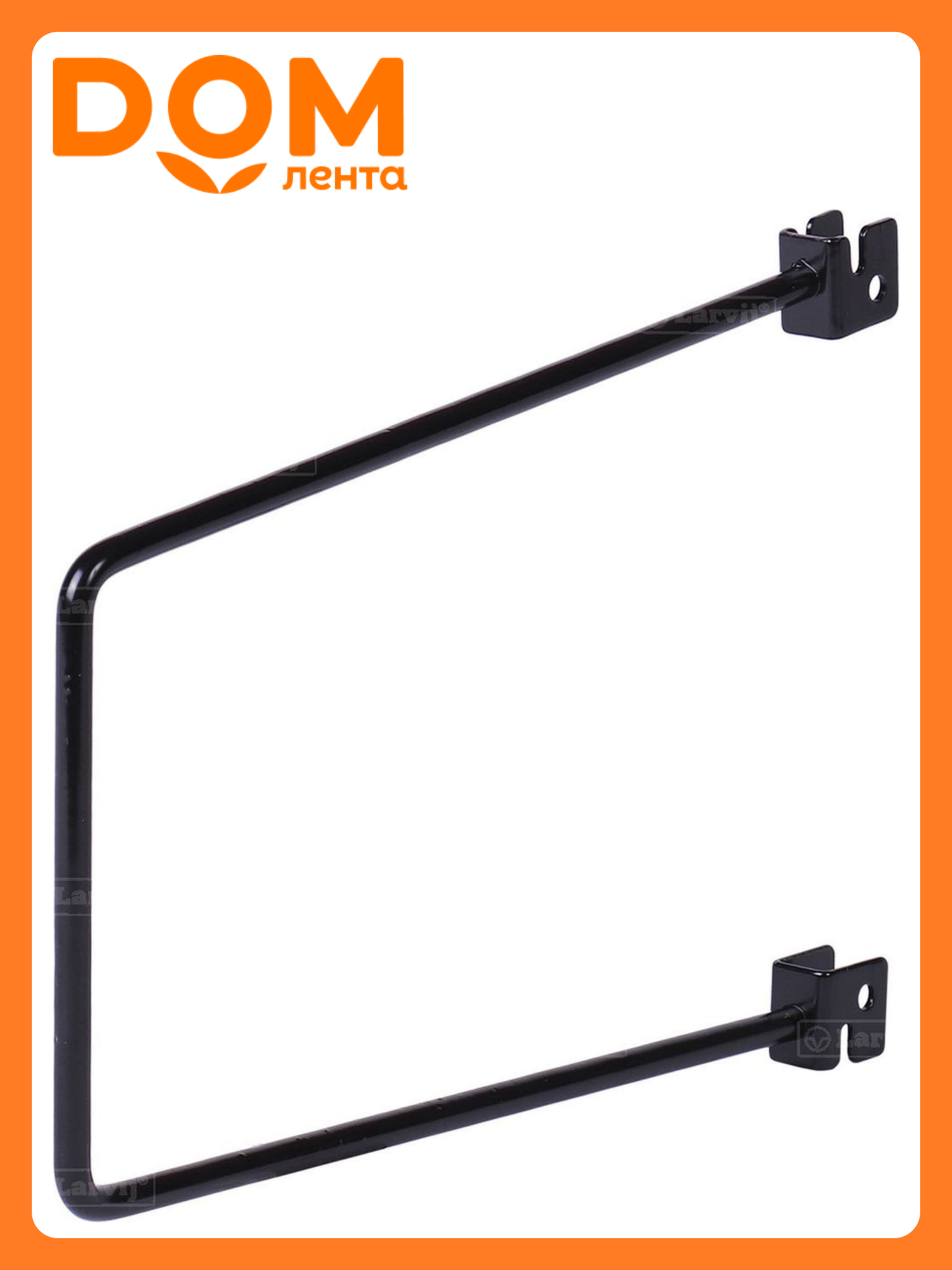 Боковой ограничитель для полки Larvij L9717BL 217x115x12 см черный