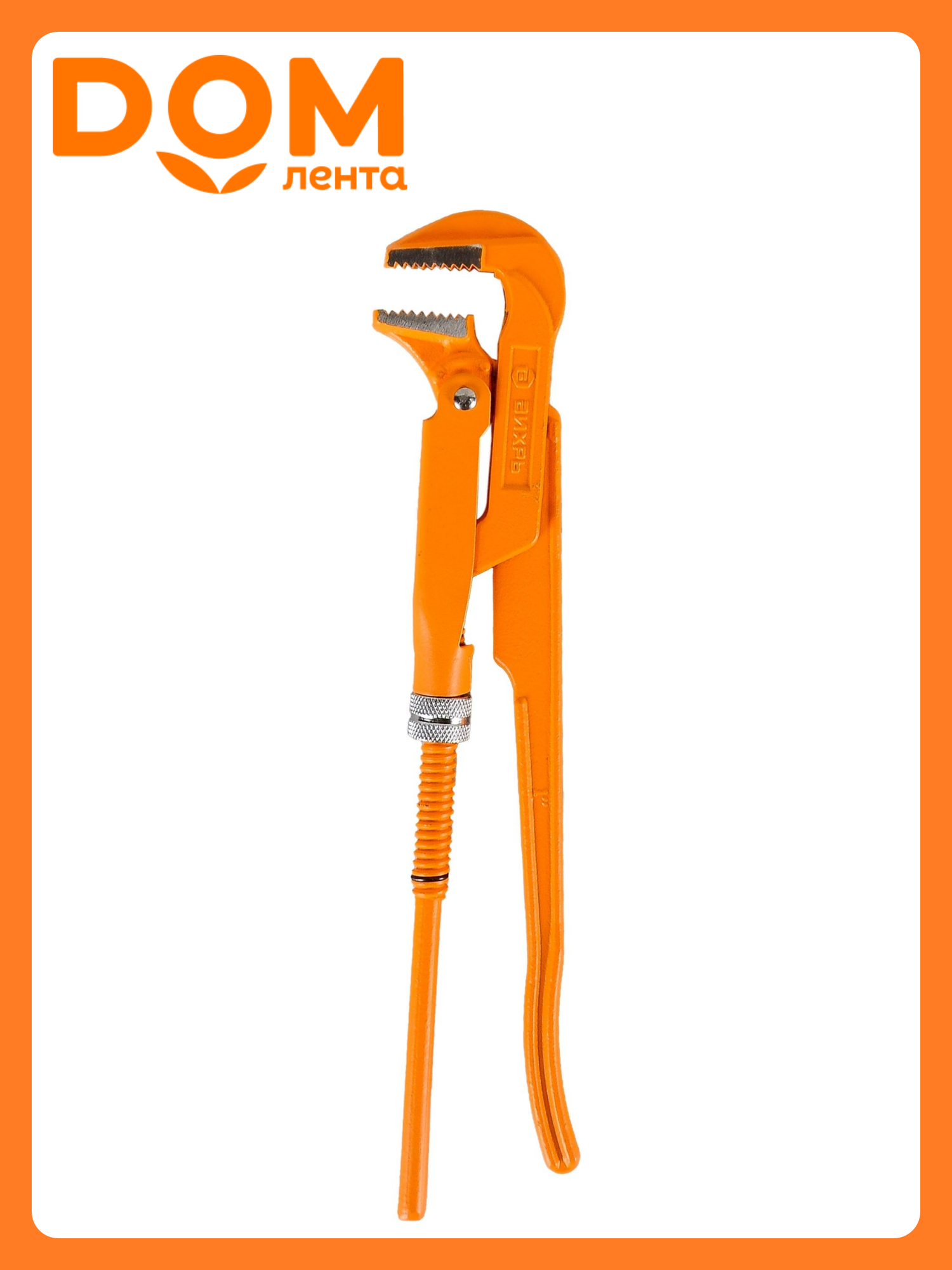 Ключ трубный вихрь 73/6/9/1, рычажный, углеродистая сталь, 300мм