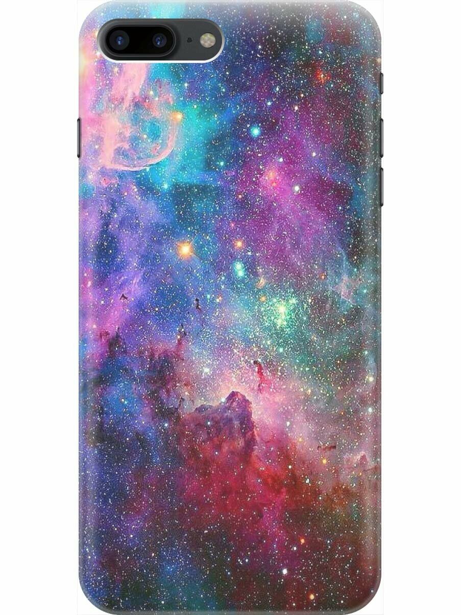 Силиконовый чехол на Apple iPhone 8 Plus / 7 Plus / Эпл Айфон 7 Плюс / 8 Плюс с рисунком "Волшебный космос"