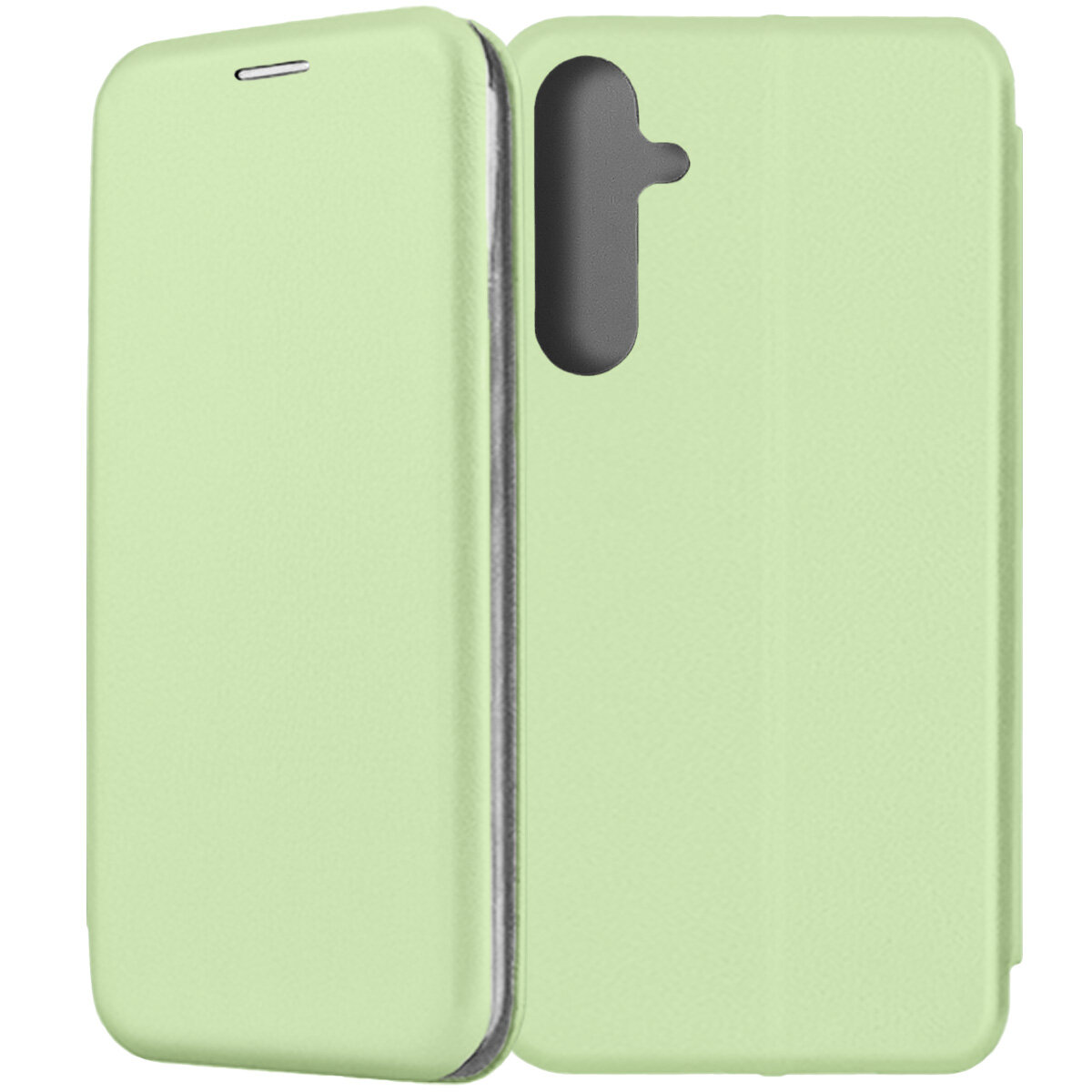 Чехол-книжка для Samsung Galaxy A55 5G A556 фисташковый / подставка, отделение для карт
