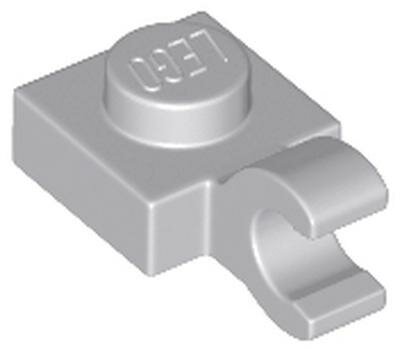 Деталь Lego 61252 Plate, Modified 1 x 1 with Open O Clip (Horizontal Grip)