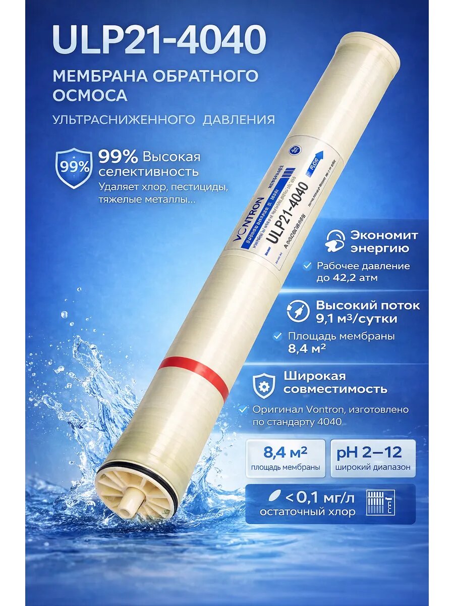 Фильтр обратного осмоса RO ULP21-4040