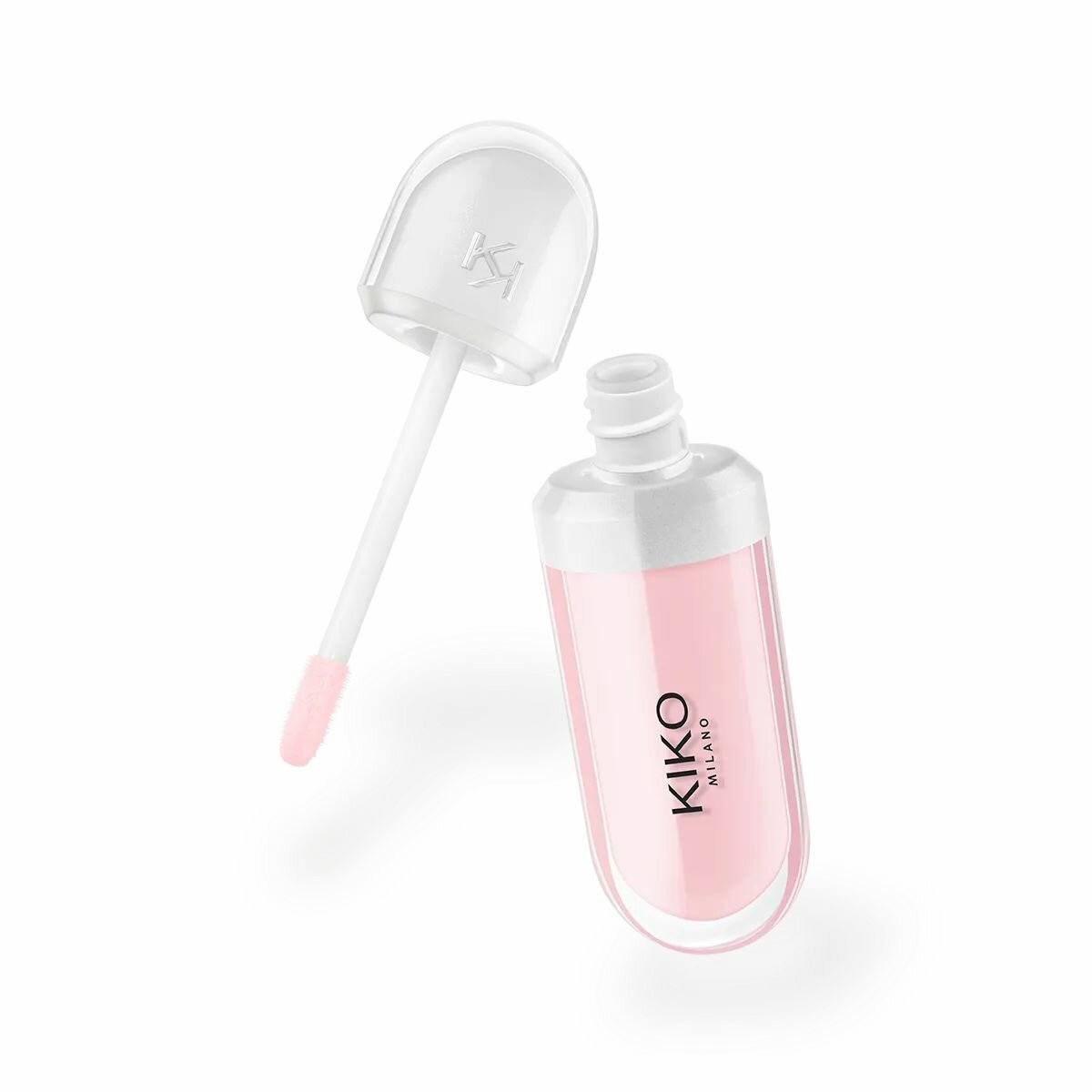 KIKO MILANO Разглаживающий и придающий объем блеск для губ kissable lip volume plumping lip cream 6.5мл оттенок 01 Tutu Rose