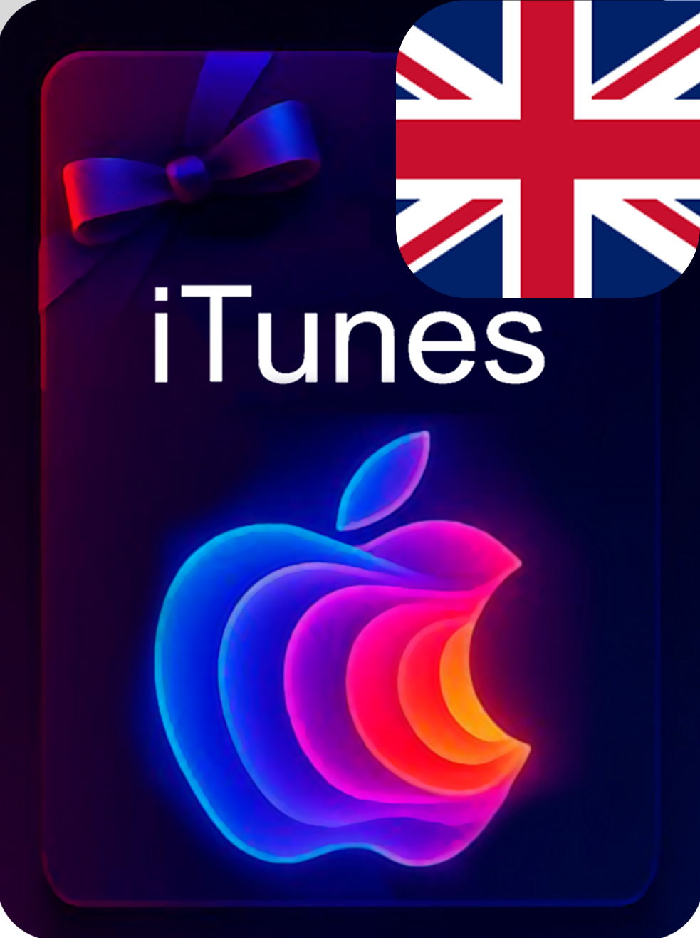 Подарочная карта Apple iTunes UK 40 GBP, Карта пополнения App Store Великобритания 40 фунтов