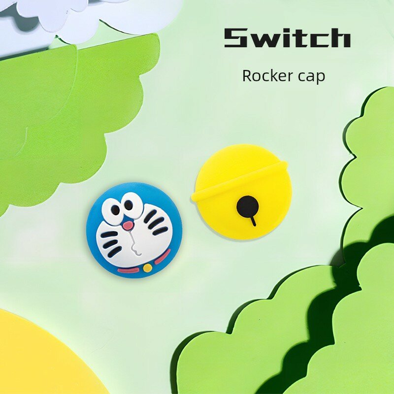 Doraemon для Nintendo Switch Lite и OLED Joy-Con Stick Caps - Набор из 2 штук (совместимость с NS/Lite)