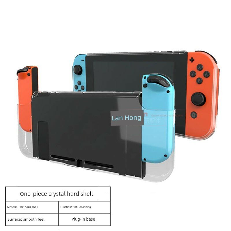 Защитный чехол для Nintendo Switch с прозрачным ПК-материалом и когтеточкой для Joy-Con