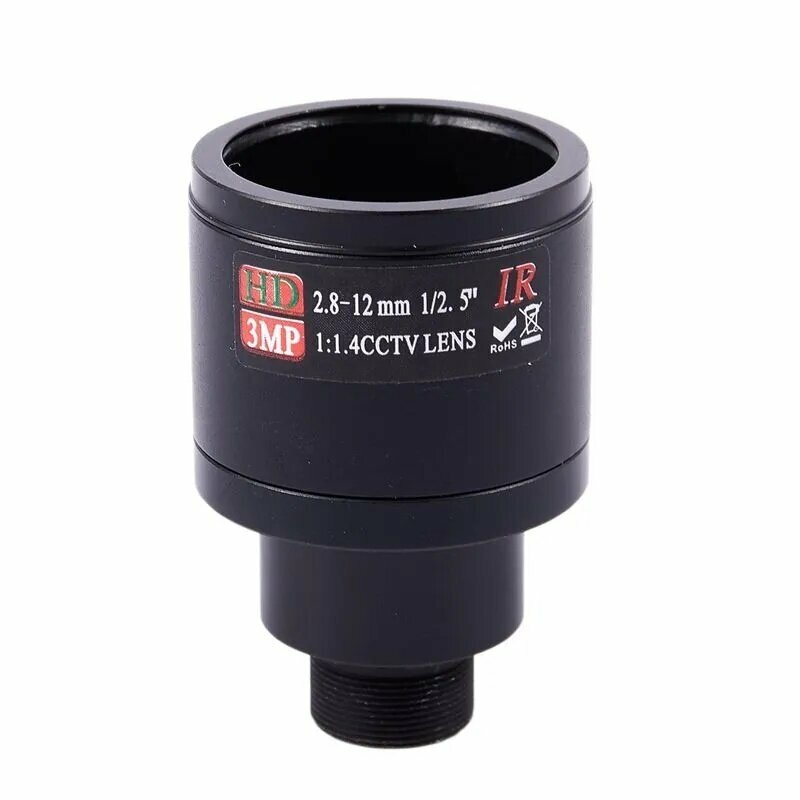 Объектив HD CCTV 3.0MP M12 2.8-12mm варифокальный объектив CCTV IR HD