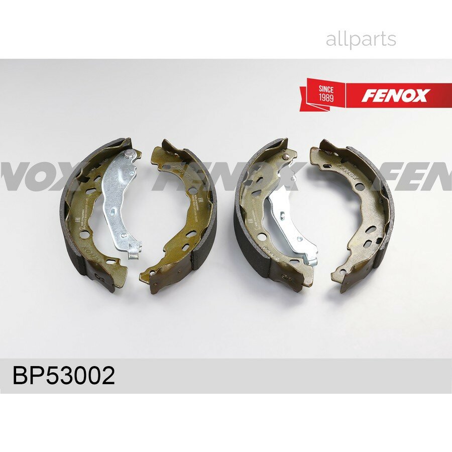 FENOX BP53002 Колодки тормозные барабанные FENOX BP53002