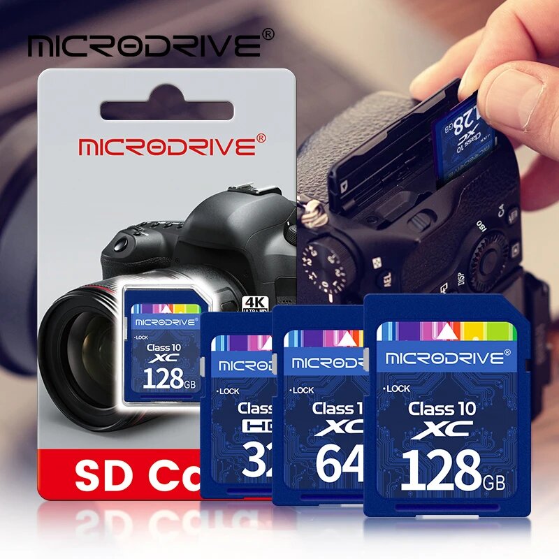 MicroDrive 128 ГБ SDXC Class 10 карта памяти