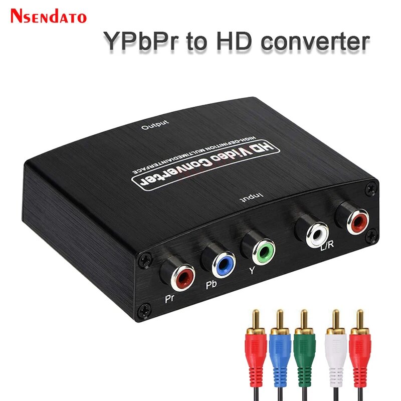 Конвертер YPbPr в HDMI Nsendato, EU Plug, With box