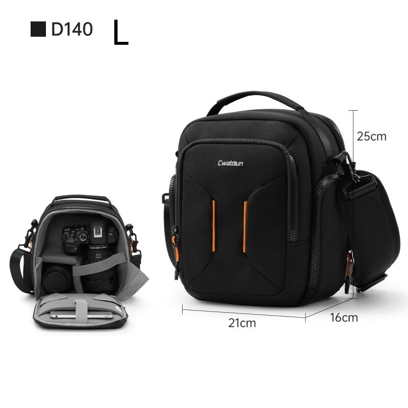 Сумка-слинг для камеры D140 Black 25x16x21см