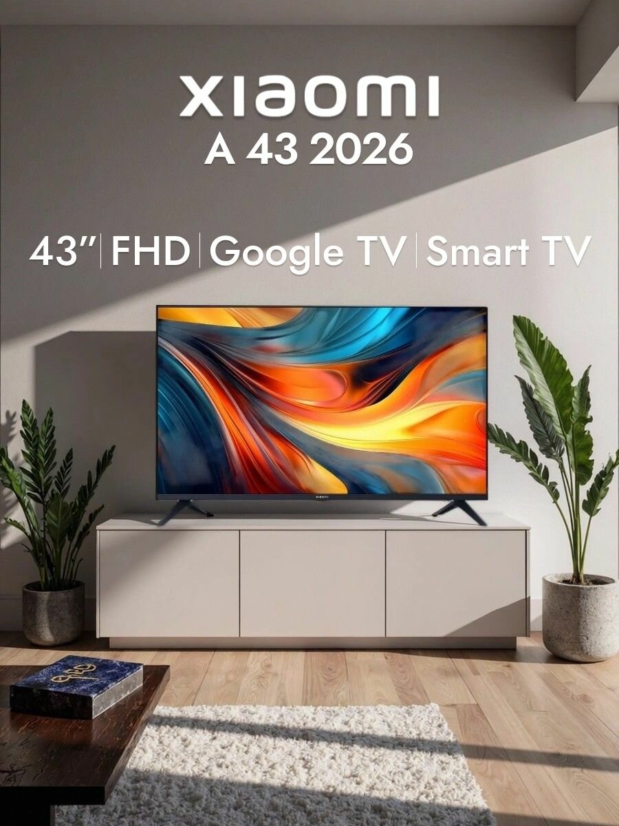 43" Телевизор Xiaomi A 43 FHD 2026 Black L43MB-AFRU