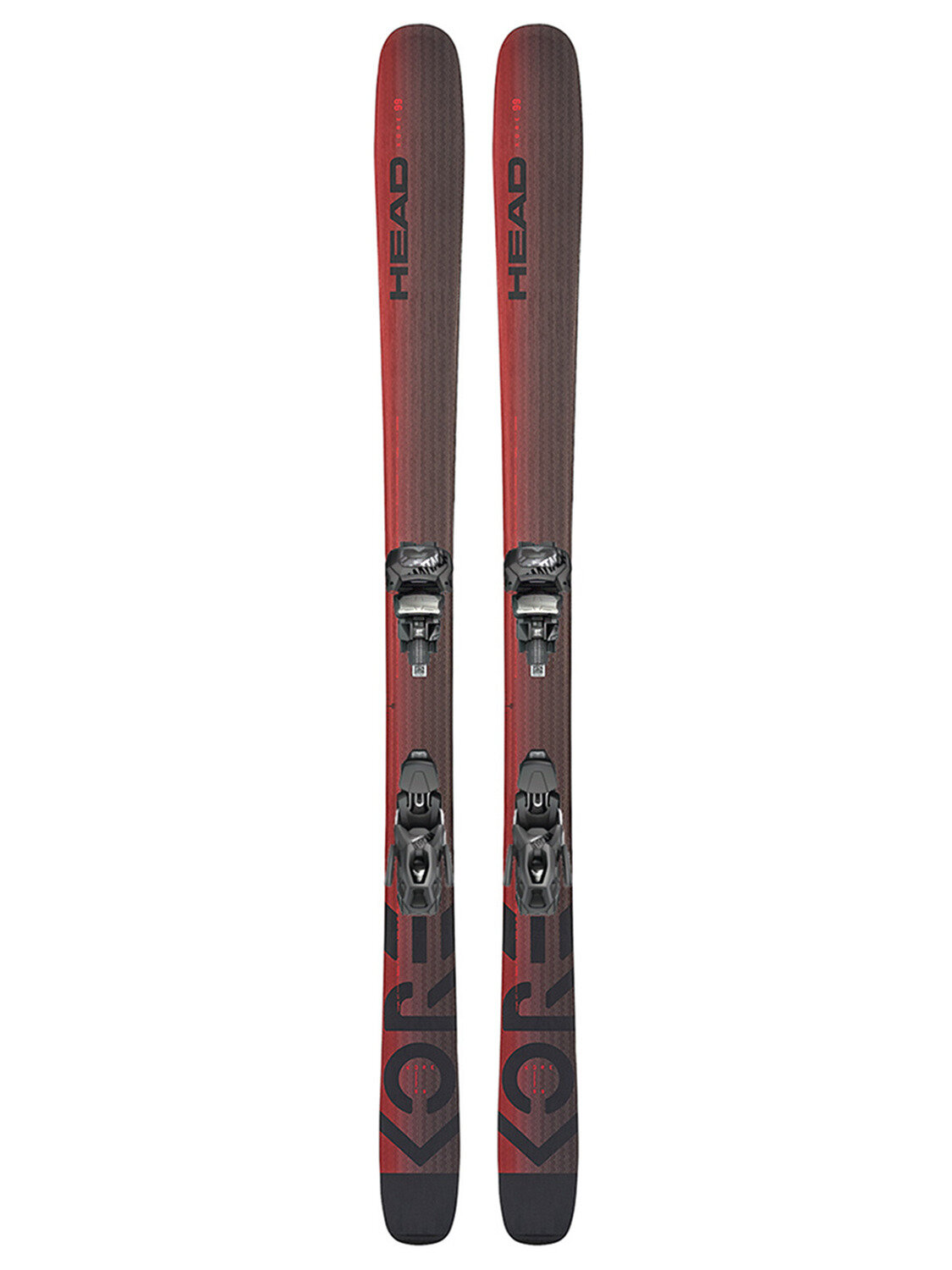 Горные лыжи с креплениями Head Kore 99 + Attack 14 GW 22/23 , для мужчин , Красный