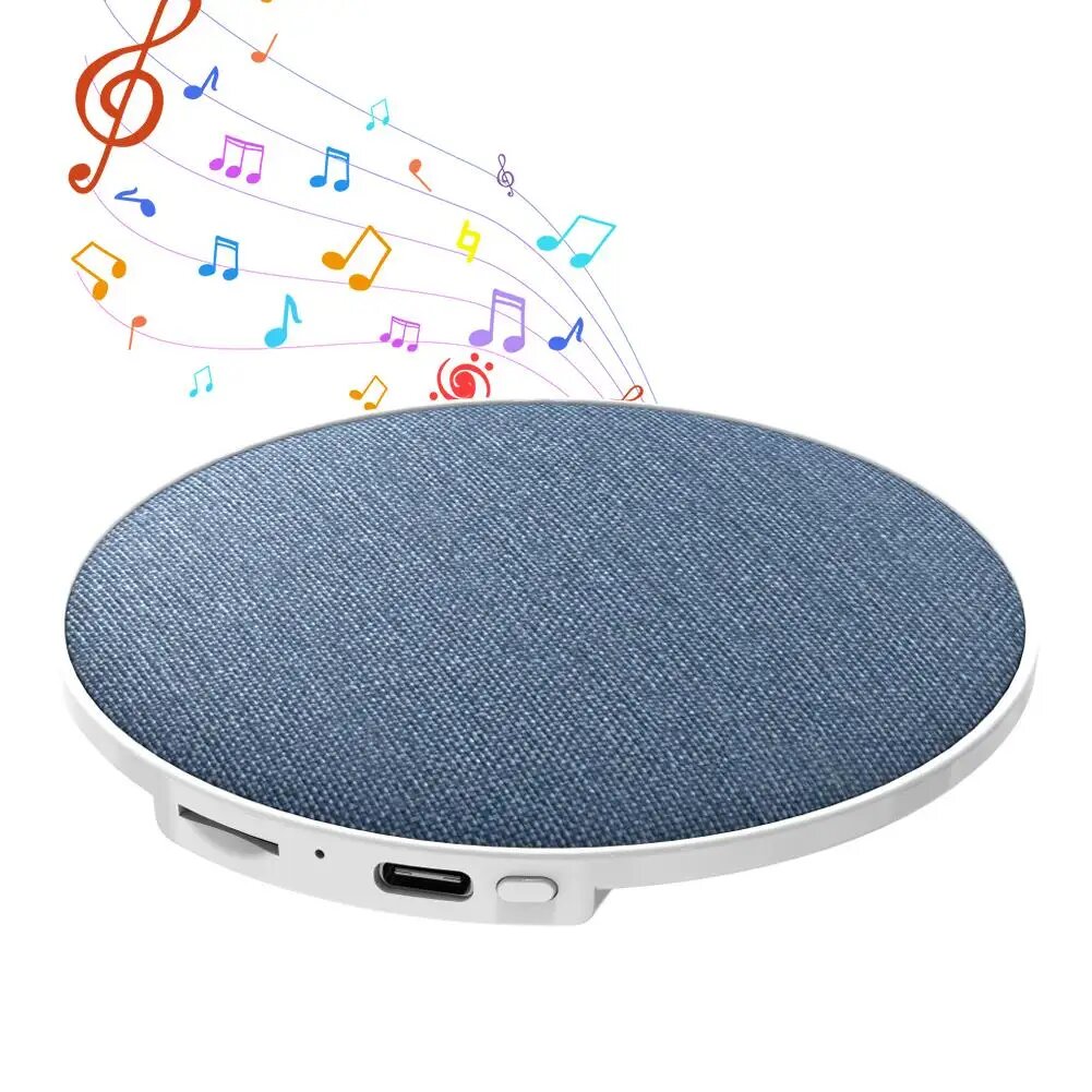 GRWIBEOU Беспроводная колонка-подушка Bluetooth 5.4 Blue3