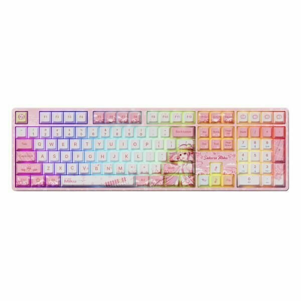 Игровая клавиатура Akko 5108B Plus Sakura Miku
