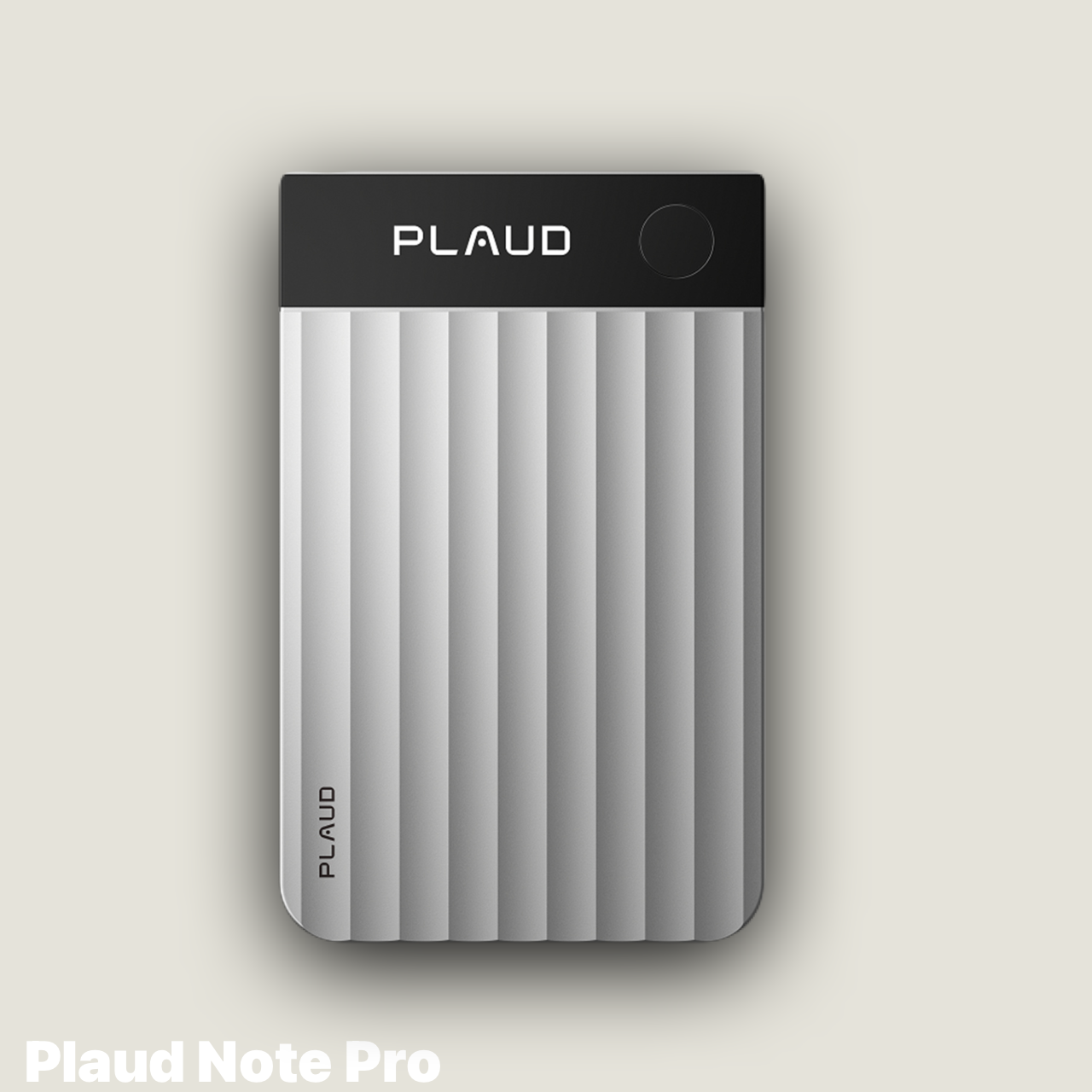 PLAUD NOTE PRO - диктофон с искусственным интеллектом Chat GPT 5 (поддерживает 112 языков) Silver