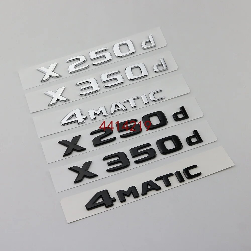 Черные 4matic эмблемы Mercedes Benz X250 X350 3D