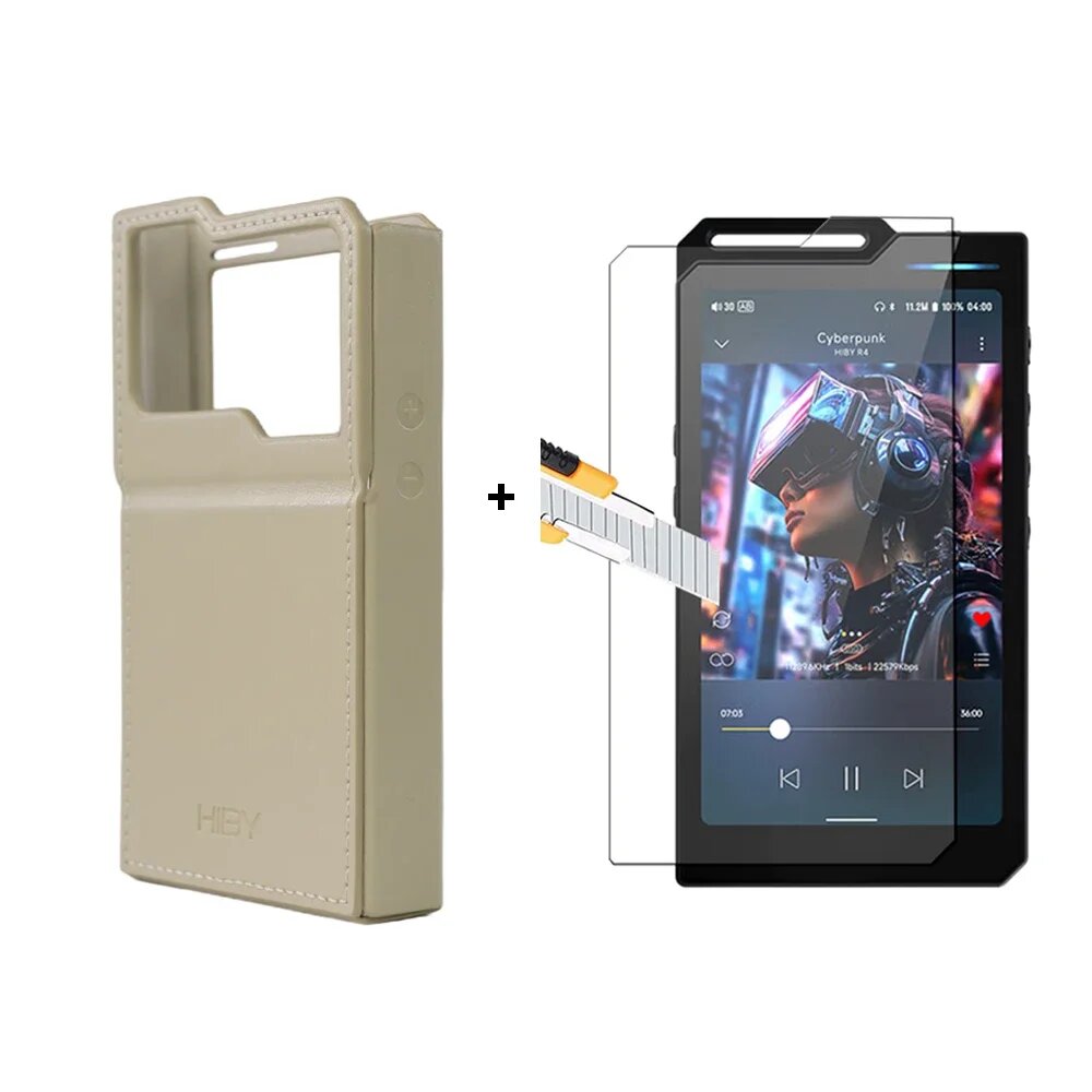 Чехол и стекло для HiBy R4, цвет Case and Glass