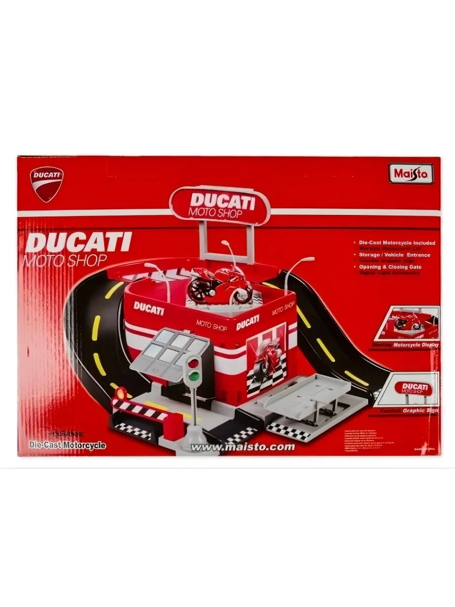 Maisto игровой набор "Мотосалон Дукати - Ducati Moto Shop" 12176