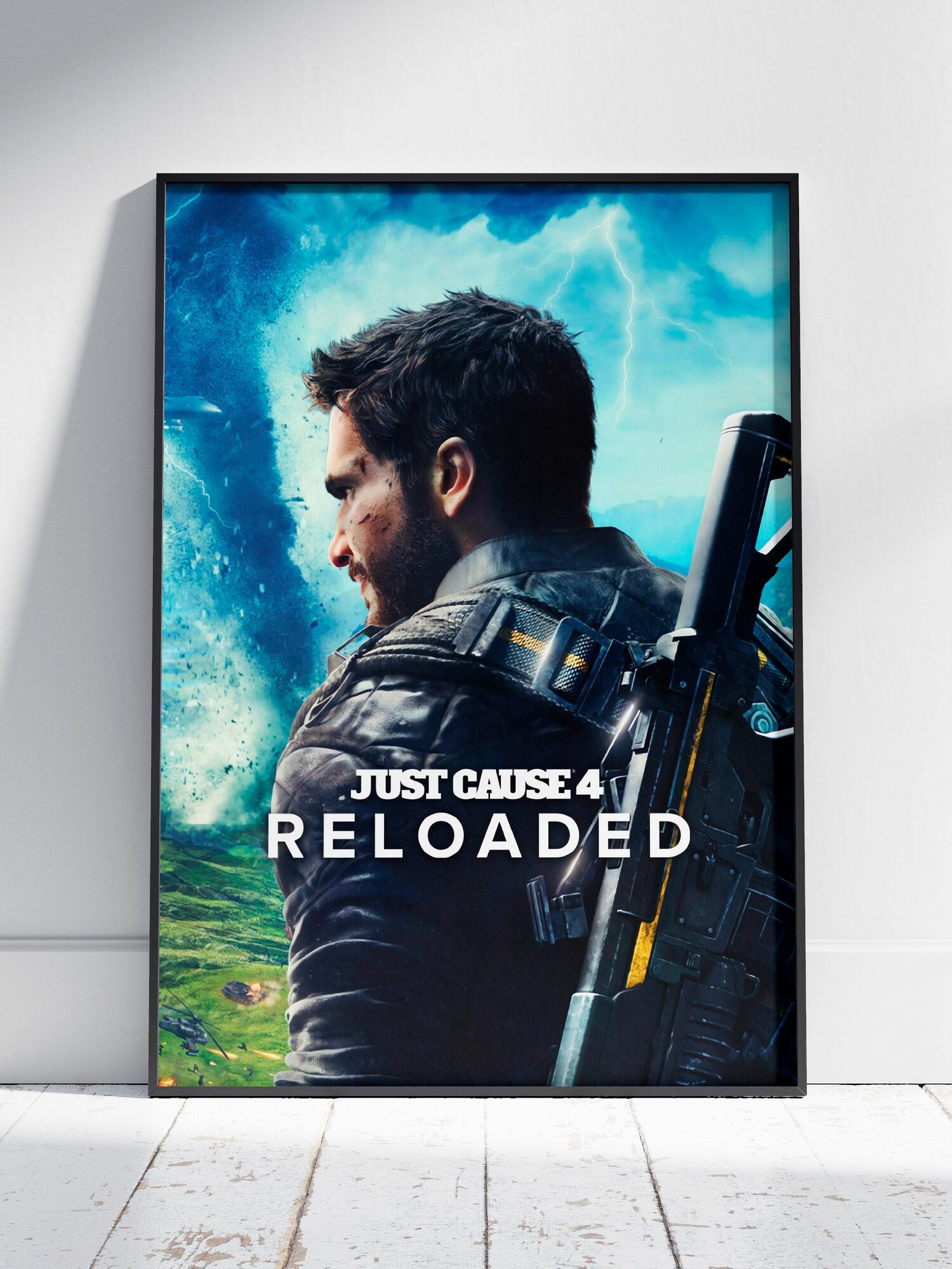 Плакат на стену для интерьера Джаст Каус (Just Cause 4 - 3) - Постер по игре формата A3 (30x42 см)
