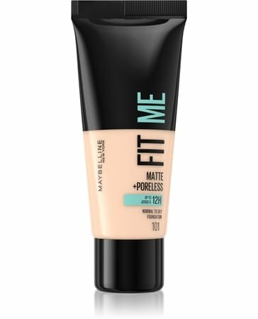 Тональный крем Maybelline New York Fit Me! Matte+Poreless, оттенок 101 True Ivory, 30 мл