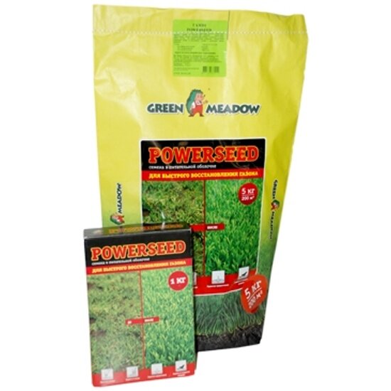 Семена газонной травы Зеленый Ковер "Powerseed", 1 кг