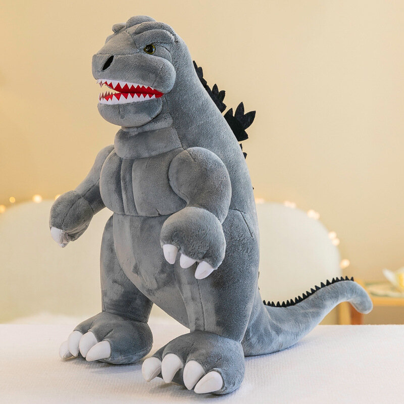 Плюшевая игрушка GODZILLA против Кинг-Конга динозавр, серая 40 см, мягкая игрушка для мальчиков