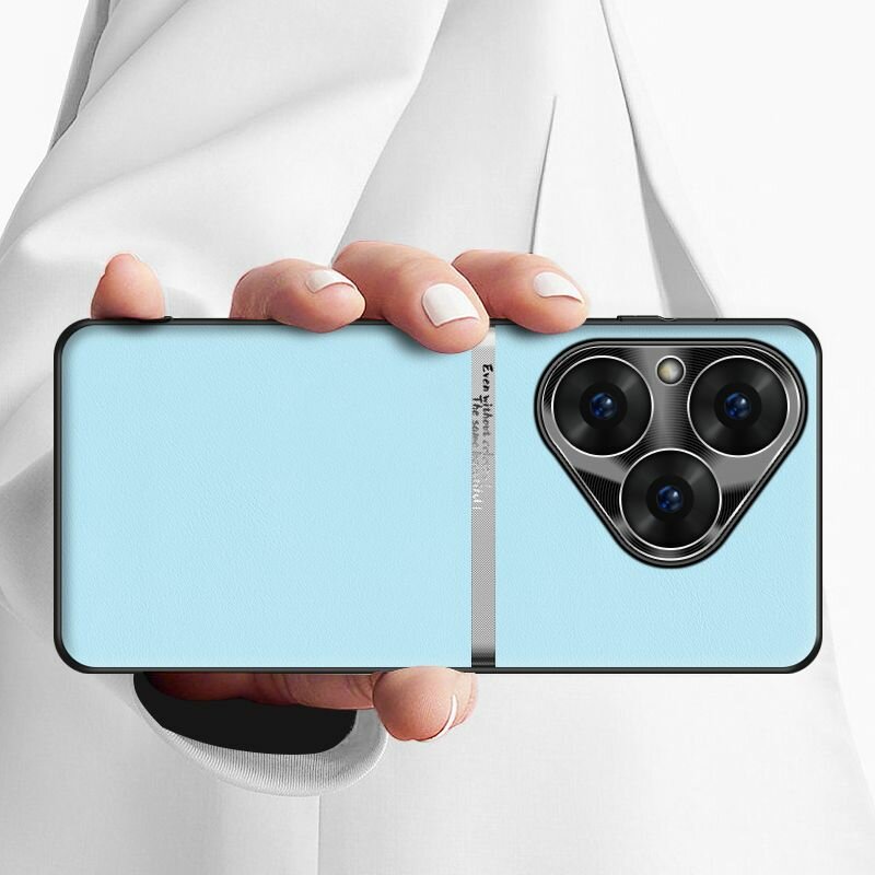 Чехол для Huawei Pura 80/ Хуавей Пура 80 Кожаная мягкий TPU антиударный чехол
