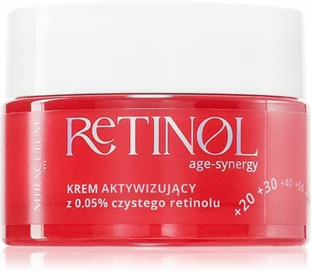 Крем для ухода за кожей Miraculum AGE-SYNERGY RETINOL 0.05%, 50 мл