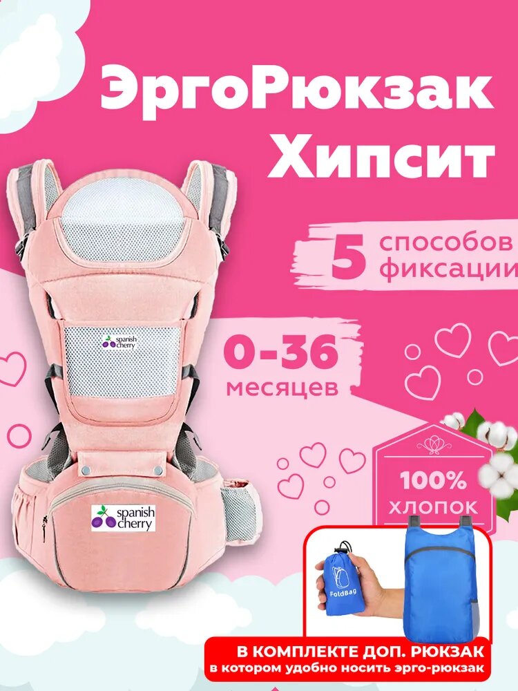 Эргорюкзак для малышей от 0. Слинг для новорожденных с 0 месяцев
