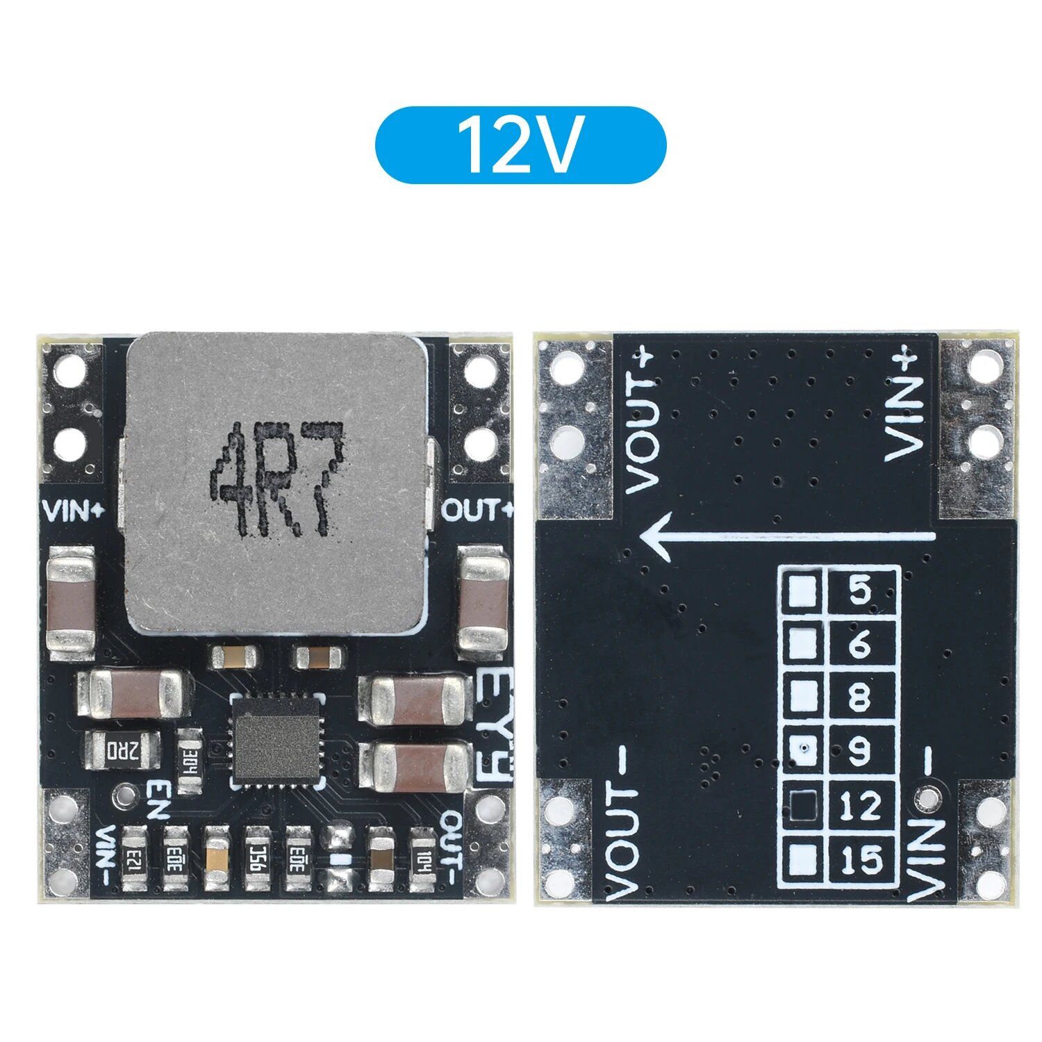 DC-DC повышающе-понижающий модуль питания 12V