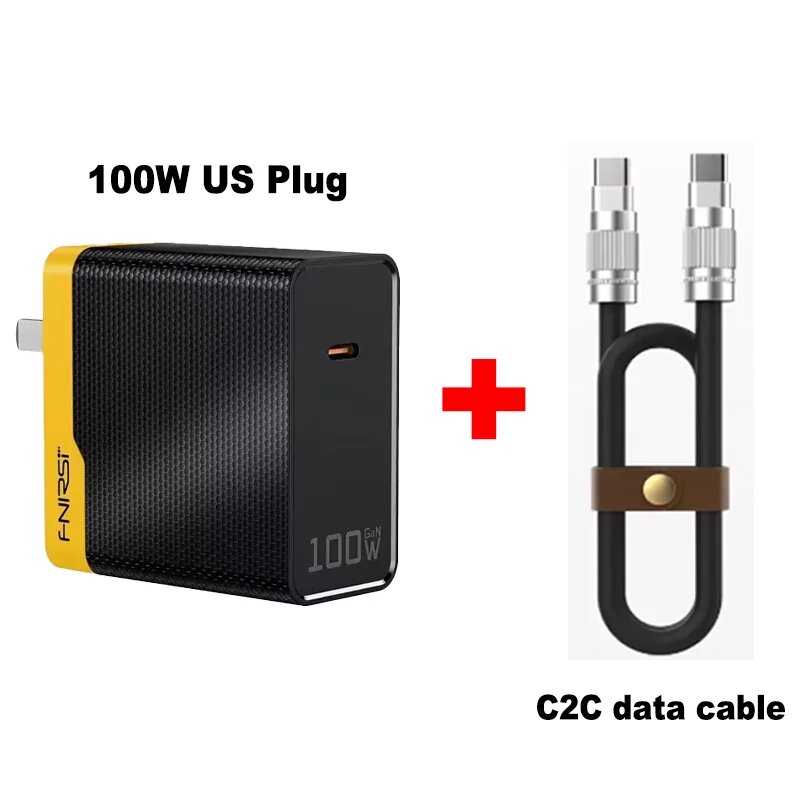 Адаптер Fnirsi 100W US Plug + C2C кабель