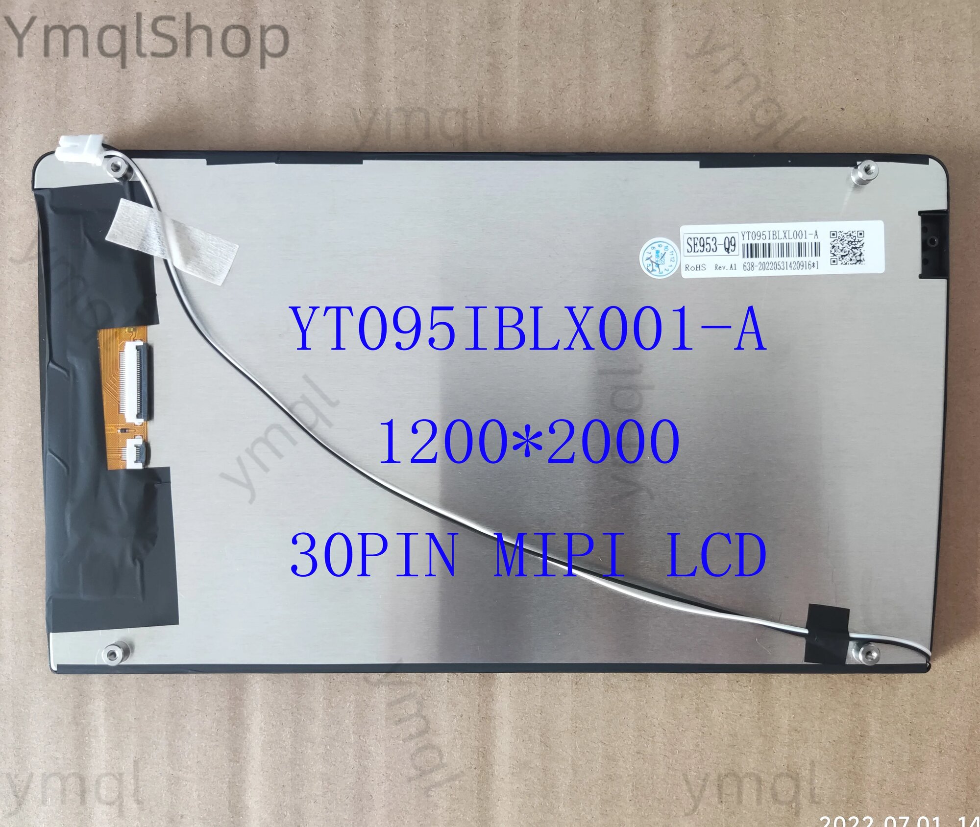 IPS 2K сенсорный ЖК-экран 9,5 дюйма для автомобильной магнитолы Android YT095IBLXL001/002/003