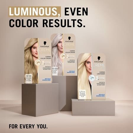 Краска для волос Schwarzkopf Creme Supreme, оттенок 9-16 Cool Ash Very Light Blonde, 60 мл