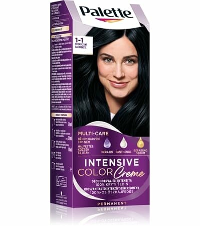Краска для волос Schwarzkopf Palette Intensive Color Creme, оттенок 1-1 C1 Blue Black, 1 шт