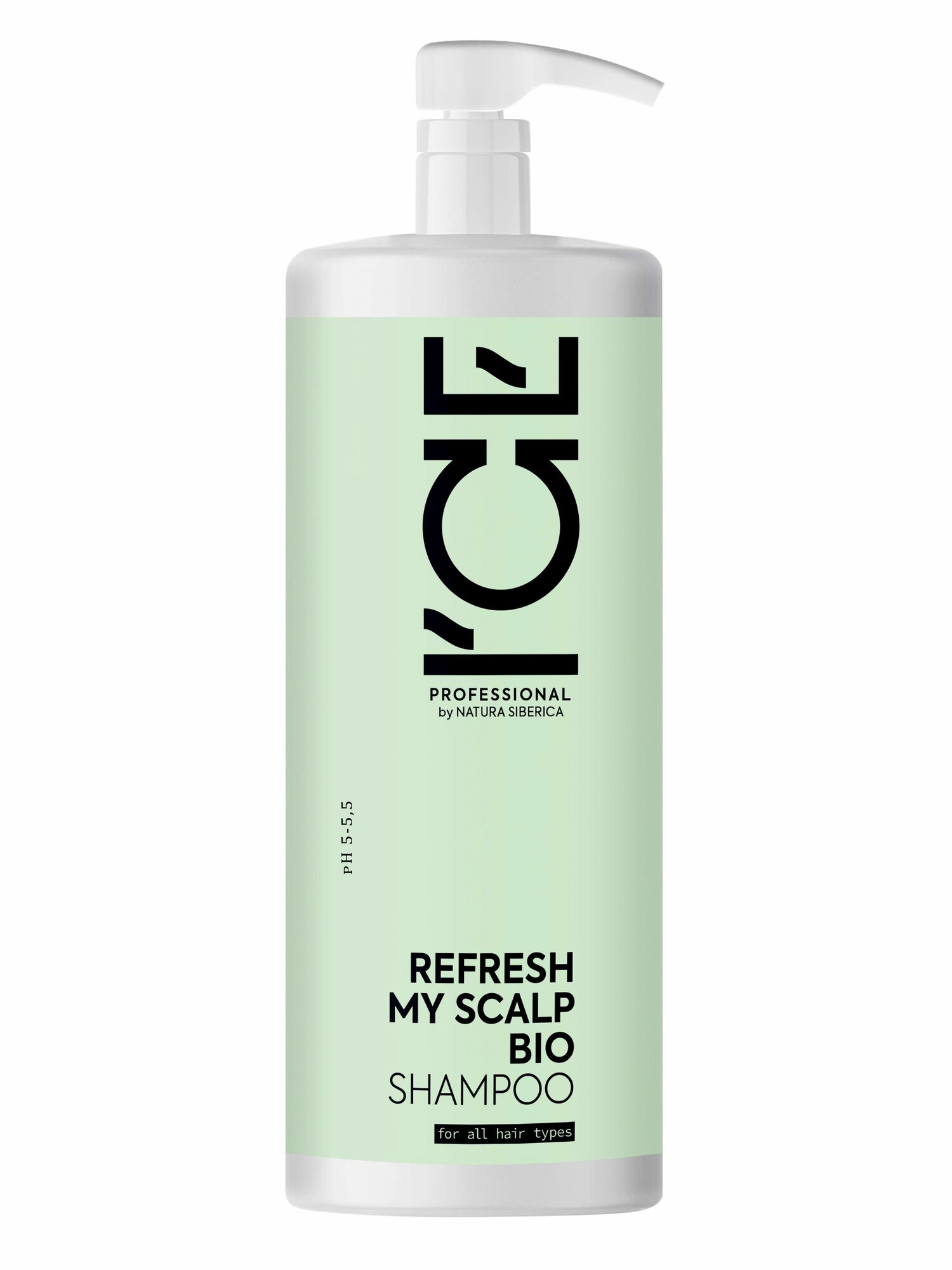 ICE PROFESSIONAL by NATURA SIBERICA Шампунь "Детокс" для всех типов волос Refresh My Scalp Bio, 1000 мл