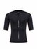 Футболка MM6 Zip-up beach T-shirt, размер M, black/black