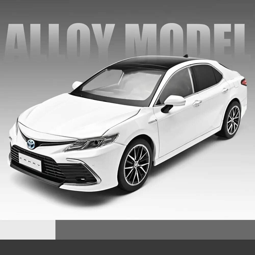 Крупномасштабные модели автомобилей Тойота Камри 2023, настольные украшения, Коллекционные предметы,1:18 Toyota Camry 2023