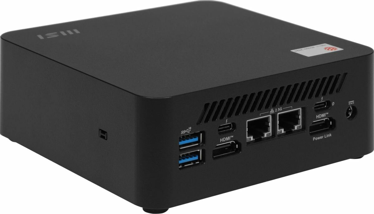 Неттоп MSI Cubi NUC 1M-052BRU Intel Core 5 120U, Intel Graphics, CR, без операционной системы, черный 936-B0B111-080