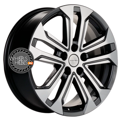 Диск автомобильный литой Khomen Wheels KHW1803 (Haval Dargo) 18x7 5x114.3 et40 dia66.5 Gray-FP