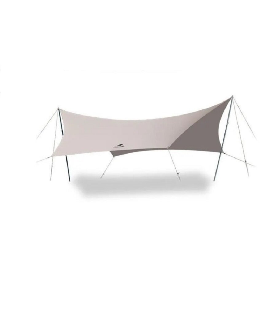 Тент кемпинговый Naturehike Lianyun, 696x480 см, алюминиевый каркас, золотистый CNH22ZP023-GOLD