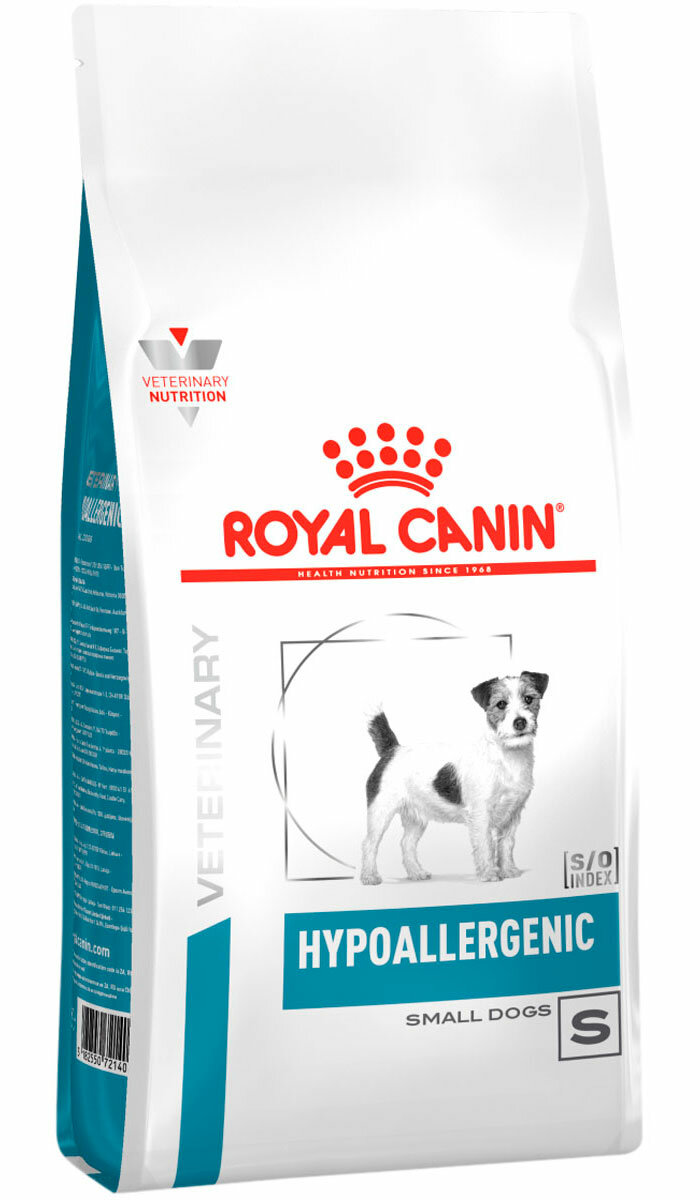 Корм сухой Royal Canin Hypoallergenic Small Dog S для взрослых собак маленьких пород, при пищевой аллергии, 1 кг
