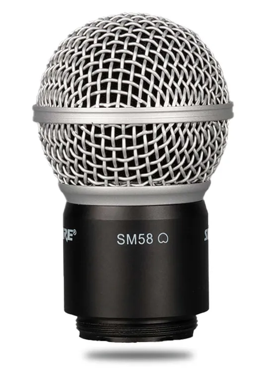 Капсюль динамический микрофонный SM 58, черный, металлическая решетка