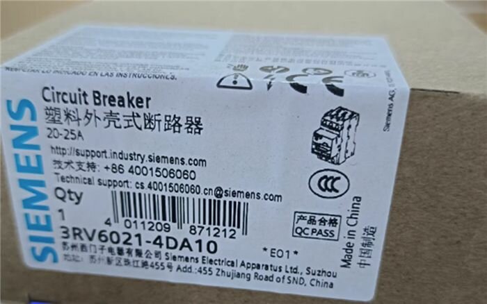 Модуль Siemens Circuit Breaker 3RV6021-4DA10 20-25A 3RV60214DA10