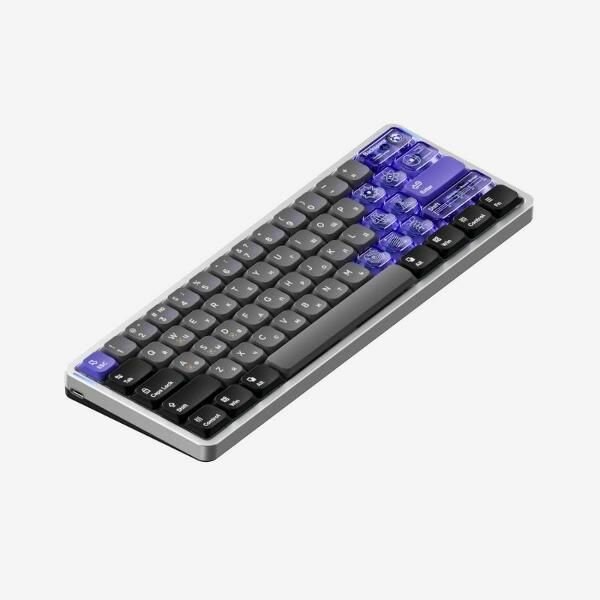 Клавиатура беспроводная_ Nuphy Air60 HE, Low-Profile Magnetic Jade Pro Switch
