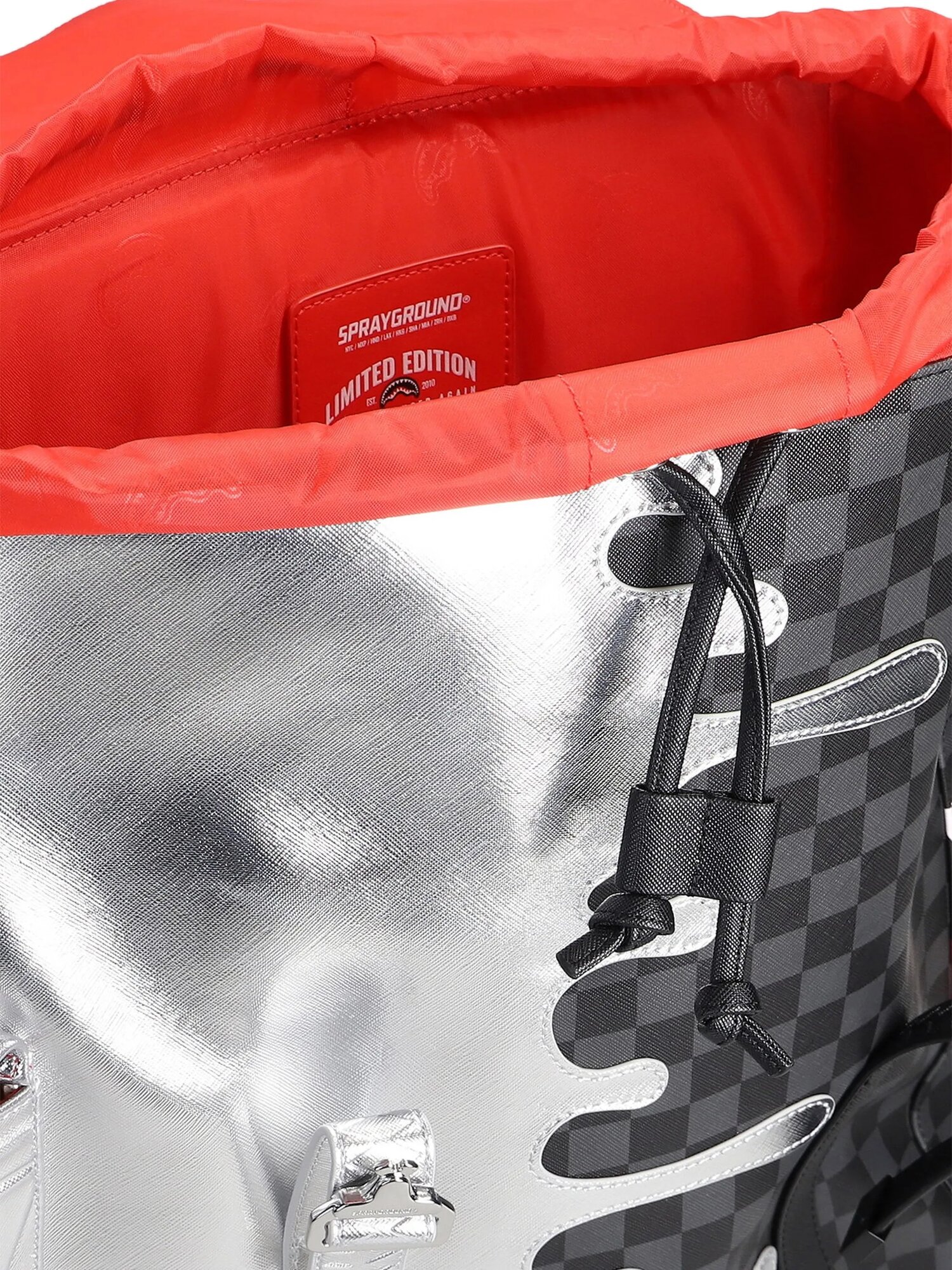 Сумка SPRAYGROUND Check-pattern shark backpack — фото 1
