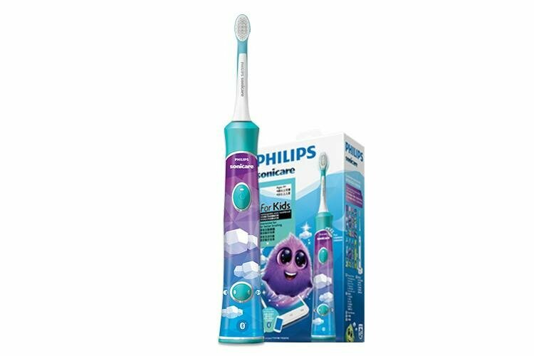 Электрическая зубная щетка унисекс PHILIPS Sonicare Kids 1319789502, Standard+4 Pcs Toothbrush Heads